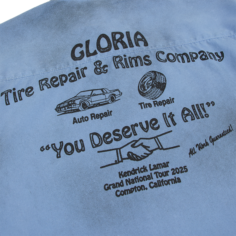 Kendrick Lamar "gloria" Auto Body Work Shirt - GNT Official Store