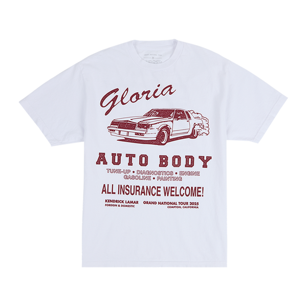 Kendrick Lamar Gloria Auto Body T-Shirt - GNT Official Store